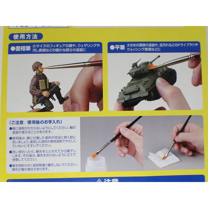 ベーシック筆セット 7本組 モデラーズ プラモデル フィギュア 塗装 T050 : md-t050 : 車模型 barchetta - 通販 - Yahoo!ショッピング
