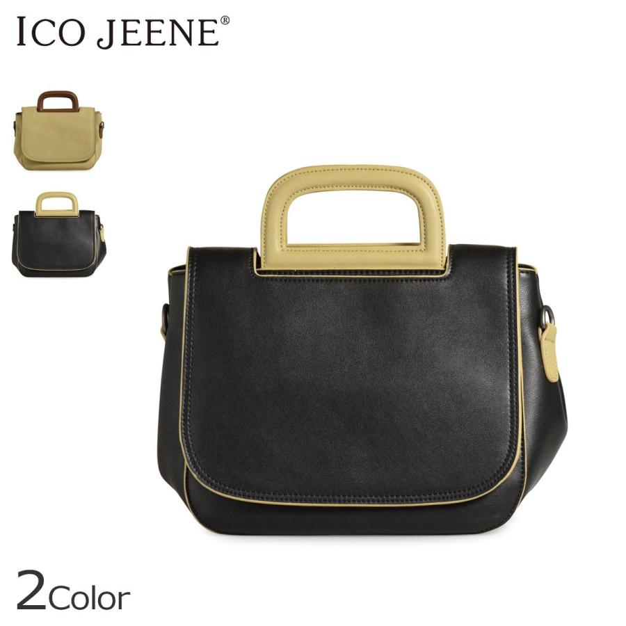 バッグ レディース イコジーニ ミニバッグ 本革 ハンドバッグ 2way 小さめ ICO JEENE フラップ レザー カバン : バルコス ...