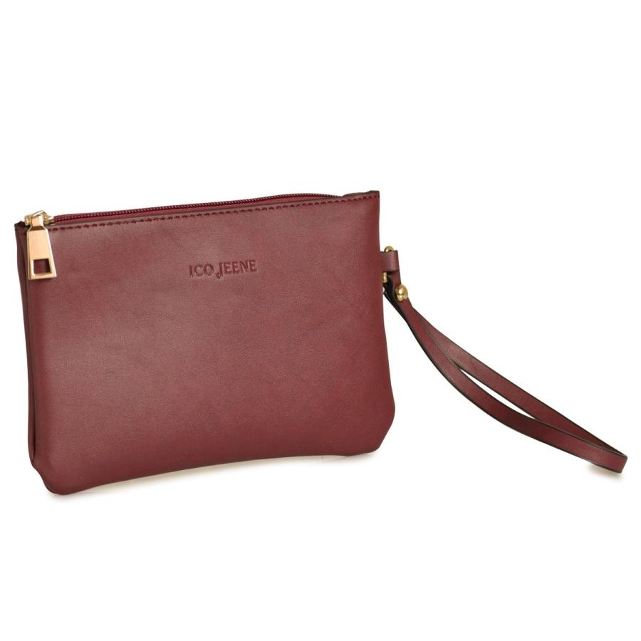 バッグ レディース イコジーニ 本革 ショルダーバッグ 巾着 ポーチ付 ICO JEENE スターカットワーク カバン : koa92 ...