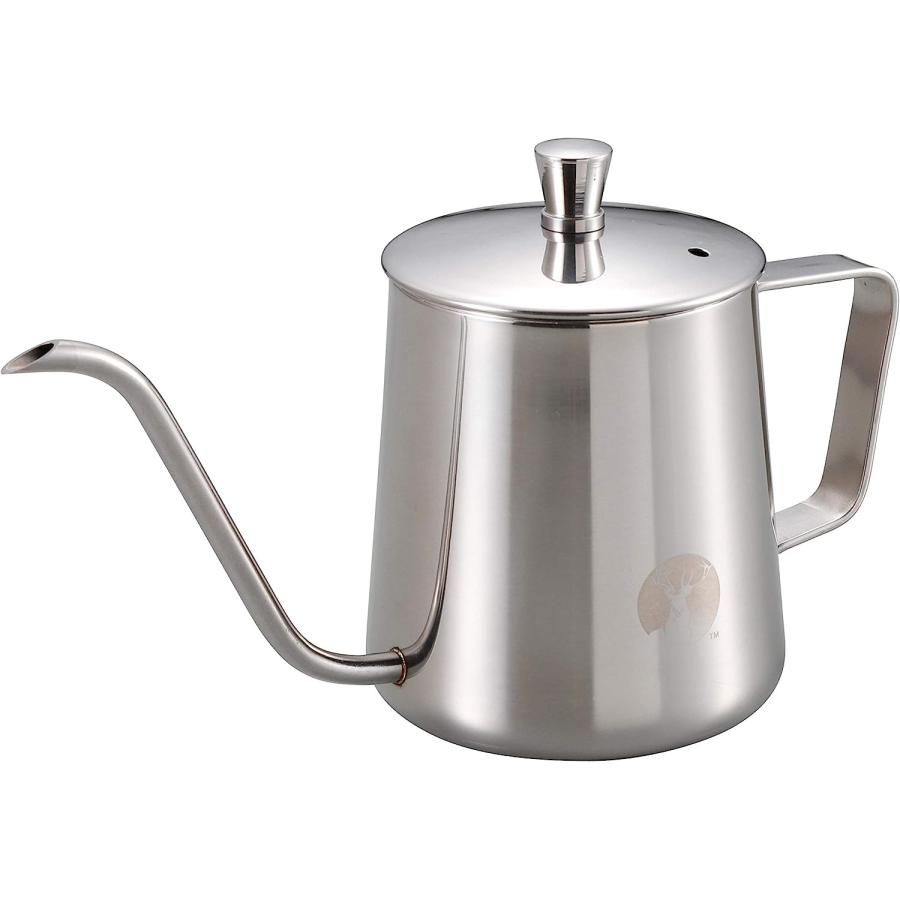 コーヒーポット アルゴ コーヒー ドリップケットル 350 シルバー UW-3544 ケットル 細口 キャンプ 珈琲 適正容量 200ml キャプテンスタッグ :UW-3544:バーゲンライフ ...