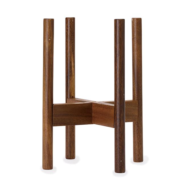 アジャスタブル ポットスタンド H36 ウォルナット : 植木鉢・テラコッタ専門店バージ - 通販 - Yahoo!ショッピング