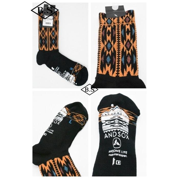 ANDSOX（アンドソックス） ソックス SUPPORT PILE ANKLE : BarnStormer2号店 - 通販 - Yahoo!ショッピング