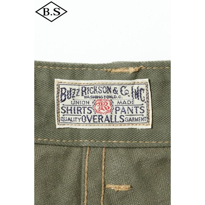 BUZZ RICKSON'S バズリクソンズ RICKSON’S パンツ Lot No. BR42501 U.S. MARINE CORPS M-1944 HERRINGBONE PANTS ...