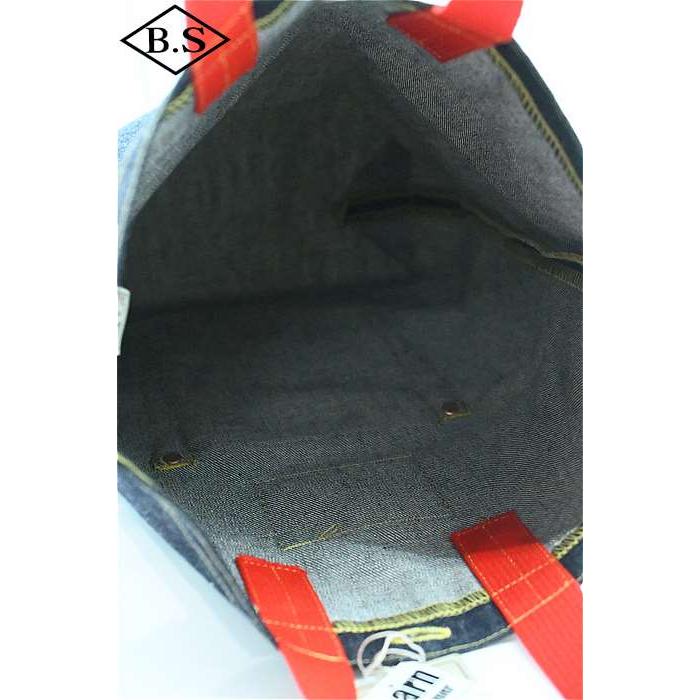 クッシュマン CUSHMAN バッグ 29371 13.5oz XX DENIM TOTE BAG インディゴ : bcu1944 ...