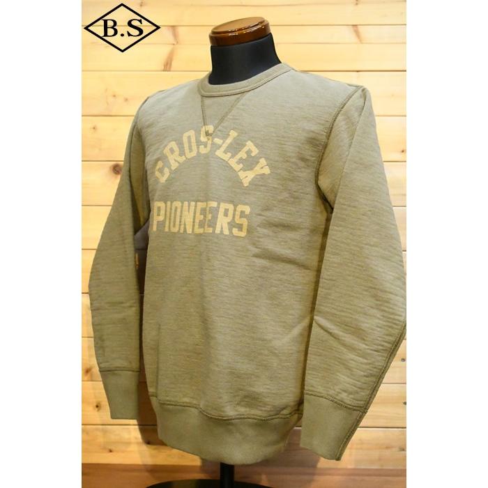 DELUXEWARE デラックスウエア スウェット S101-42 CROS-LEX DP.KHAKI : BarnStormer2号店 - 通販 - Yahoo!ショッピング