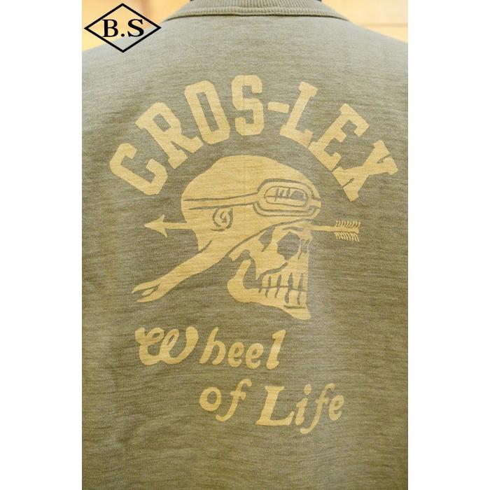 DELUXEWARE デラックスウエア スウェット S101-42 CROS-LEX DP.KHAKI : BarnStormer2号店 - 通販 - Yahoo!ショッピング