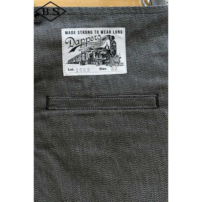 ダッパーズ パンツ Dapper’s LOT1689 Classical 40’s Style FRISKO Pants Type WW2 Model 8oz COVERT BROWN ...