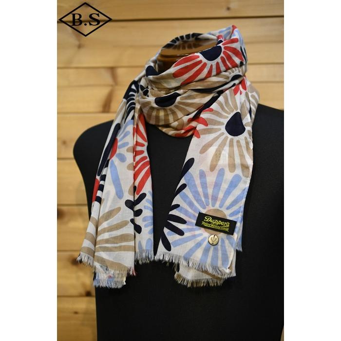 ダッパーズ Dapper’s マフラー LOT1694 Stylish Stole by V.FRAAS NAVY/RED/SAX/BEIGE : BarnStormer2号店 - 通販 ...
