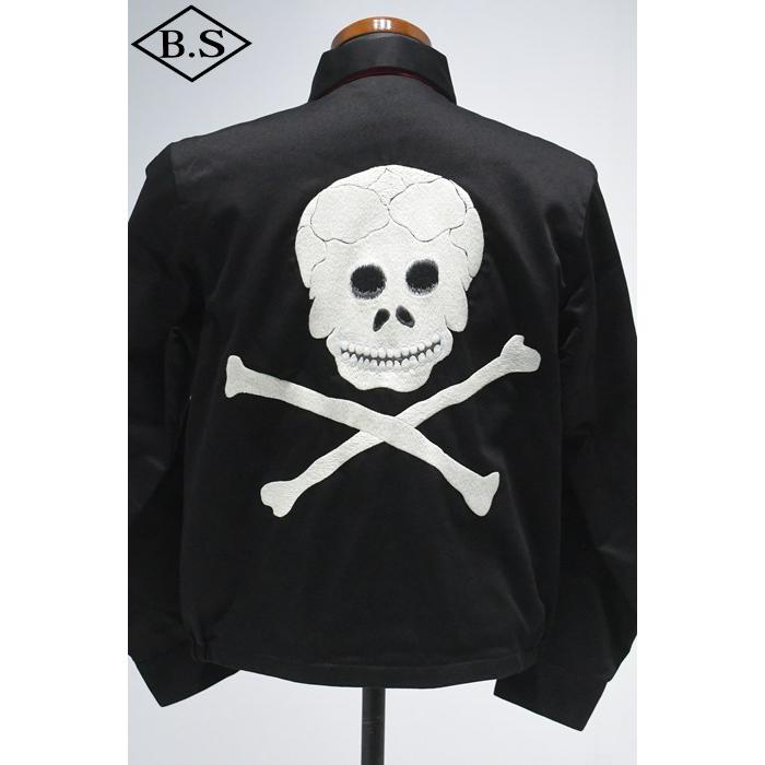 ダッパーズ Dapper’s スカジャン LOT1754 Skull Bone Reversible Souvenir Jacket BLACK/DARK RED : BarnStormer2 ...