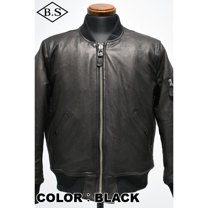 シーワークス CWORKS レザージャケット CWJK028 LEA MA-1タイプ : BarnStormer2号店 - 通販 - Yahoo!ショッピング