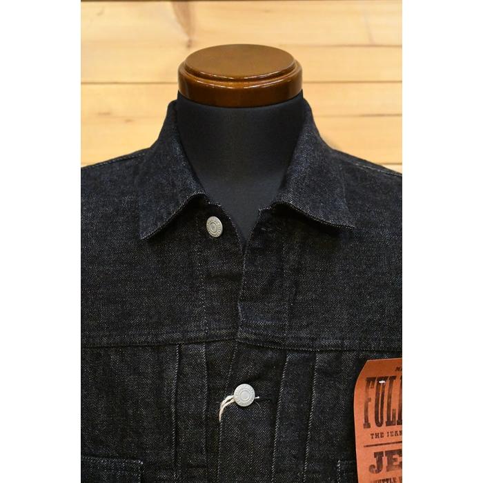 フルカウント FULLCOUNT Gジャン 2102BK Type2 black Denim Jacket セカンドタイプ ブラックデニム ...