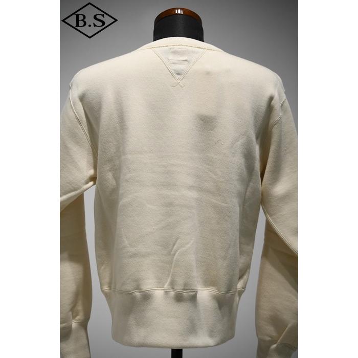 FULLCOUNT フルカウント スウェット 3767 Cashmere Cotton Double V Set In Sleeve (24AW) Ecru : BarnStormer2号店 ...