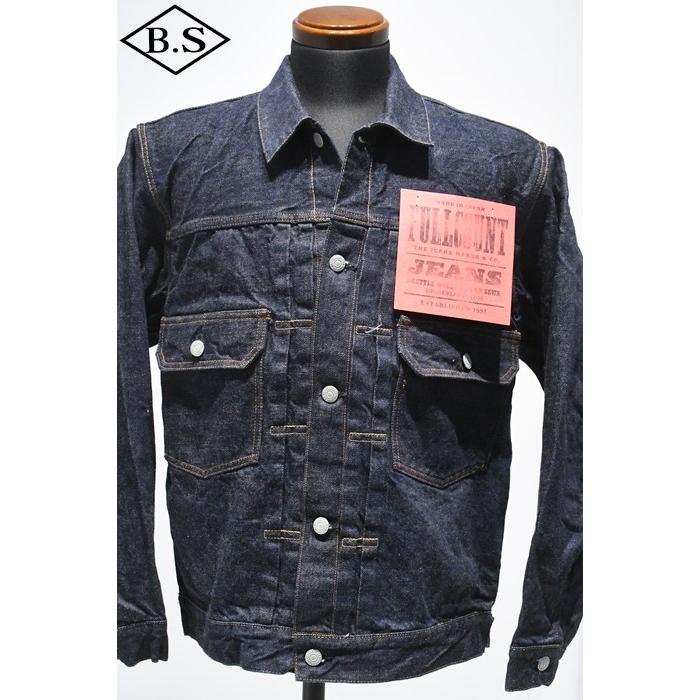 FULLCOUNT フルカウント Gジャン (赤タブなし) 2102W-20 Type 2 Denim Jacket 13.7OZ インディゴ : BarnStormer2号店 - 通販 ...