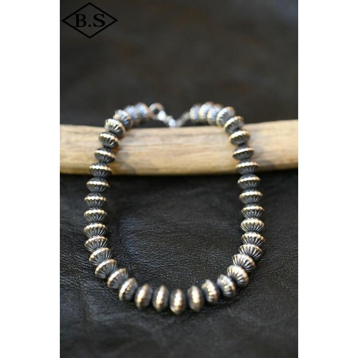 インディアンジュエリー Indian jewelry FB13-008 シルバーブレスレット 20cm : BarnStormer2号店 - 通販 - Yahoo!ショッピング
