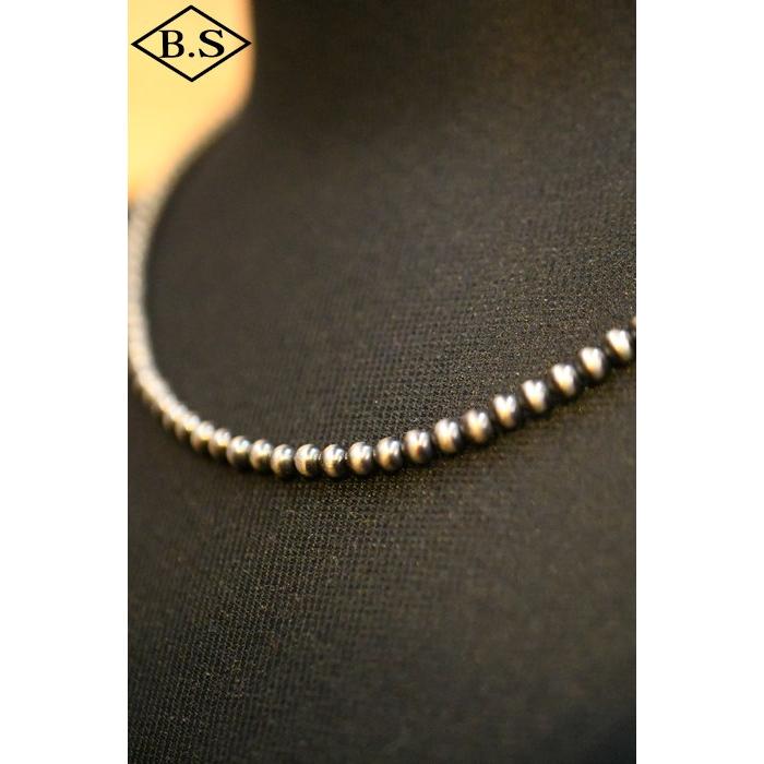 Indian Jewelry インディアンジュエリー FN30 ナバホ族 ナバホパールビーズチェーン 4mm 50cm : BarnStormer2号店 - 通販 - Yahoo!ショッピング