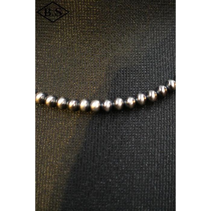 Indian Jewelry インディアンジュエリー FN30 ナバホ族 ナバホパールビーズチェーン 4mmラウンドビーズ 45cm : BarnStormer2号店 - 通販 - Yahoo ...