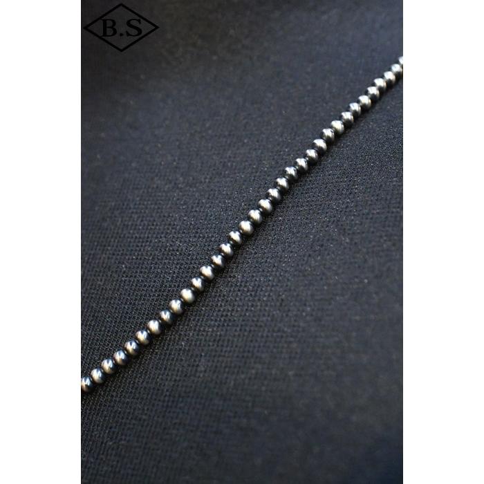 Indian Jewelry インディアンジュエリー FN30 ナバホ族 ナバホパールビーズチェーン 3mm 55cm : BarnStormer2号店 - 通販 - Yahoo!ショッピング