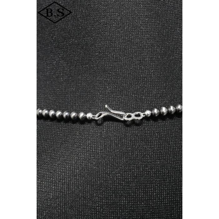 Indian Jewelry インディアンジュエリー FN39-007 ナバホ族 ナバホパールビーズチェーン 4mm 55cm : BarnStormer2号店 - 通販 - Yahoo!ショッピング