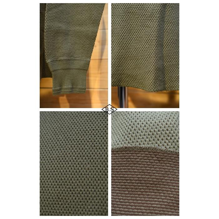 ループアンドウエフト LOOP＆WEFT 長袖Tシャツ LRC1101 DOUBLE FACE HEX HONEYCOMB CREWNECK THERMAL : BarnStormer2号店 ...