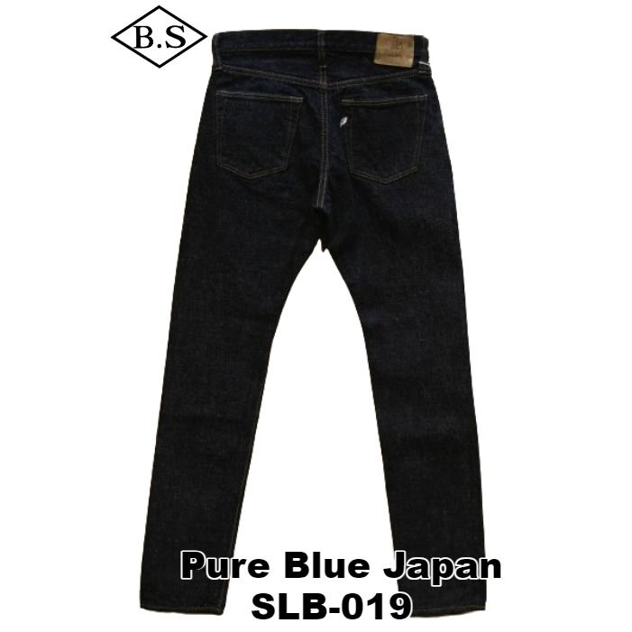 pure blue japan ピュアブルー Pure デニム SLB-019 16.5oz. Slub Denim Relaxed ...