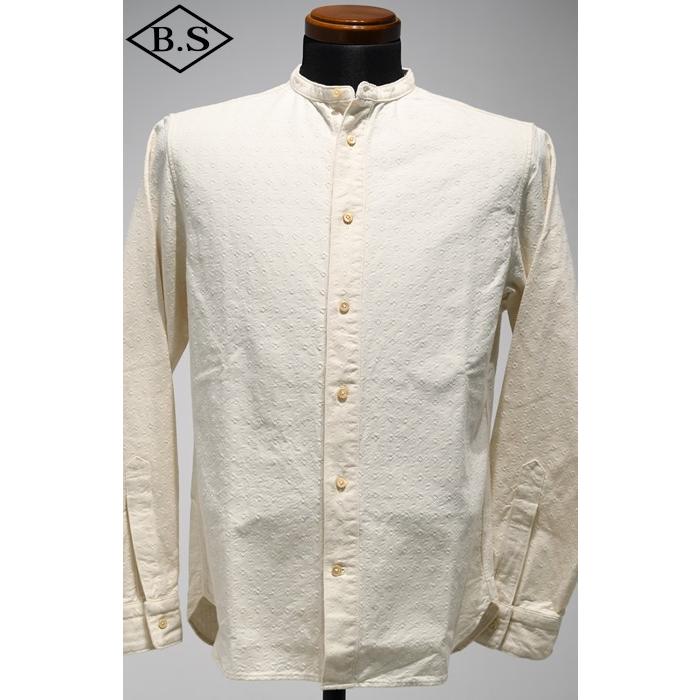 プリクエル PREQUEL 長袖シャツ S1006 Stand-up Collar Shirt スタンドカラーシャツ Natural : BarnStormer2号店 - 通販 - Yahoo ...