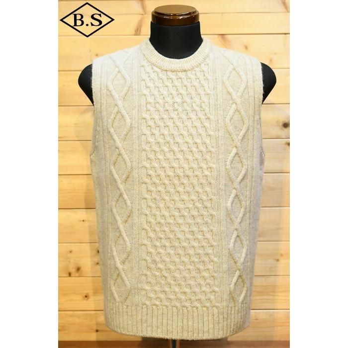 ORGUEIL オルゲイユ ベスト OR-4247 Cable Knit Gilet Ivory : BarnStormer2号店 - 通販 - Yahoo!ショッピング