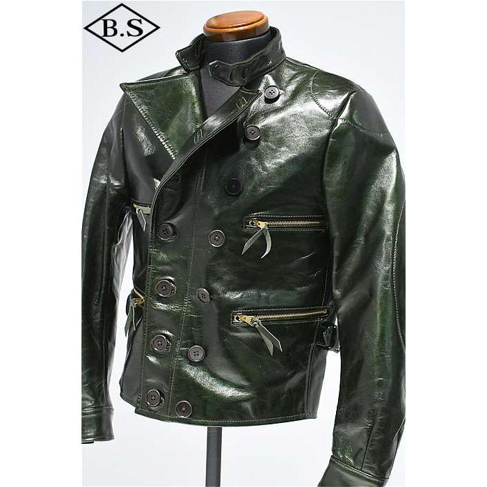 ワイツーレザー Y’2 LEATHER レザージャケット YK-04 OIL WAX HORSE GERMAN STYLE DOUBLE BREASTED AVIATOR JACKET ...