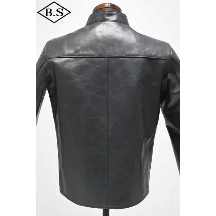 ワイツーレザー レザージャケット Y’2 LEATHER PR-64 VINTAGE HORSE LIGHT SINGLE RIDERS - Spring Edition GRAY 大きい ...