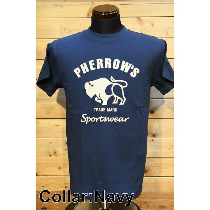 Pherrow's フェローズ Tシャツ PHERROW’S 22S-PT2 バッファロー ロゴTシャツ : BarnStormer2号店 - 通販 - Yahoo!ショッピング