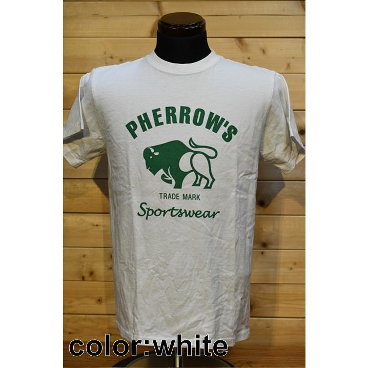 Pherrow's フェローズ Tシャツ PHERROW’S 22S-PT2 バッファロー ロゴTシャツ : BarnStormer2号店 - 通販 - Yahoo!ショッピング