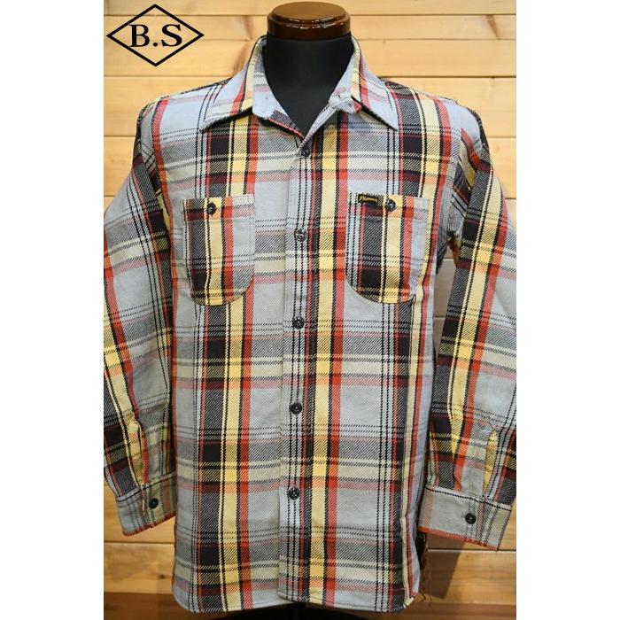 Pherrow's フェローズ PHERROW’S 長袖シャツ 23W-720WS-C ヘビーウェイト ネルシャツ Gray Check : BarnStormer2号店 - 通販 ...