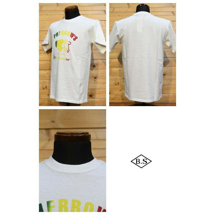Pherrow's フェローズ PHERROW’S Tシャツ 24S-PT1-G / 24S-PT2-G ロゴプリント グラデーション : BarnStormer2号店 - 通販 ...