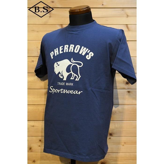フェローズ 半袖Tシャツ PHERROW’S 24S-PT2 バッファロー プリントTシャツ TEE : p6169 : BarnStormer2号店 - 通販 - Yahoo!ショッピング