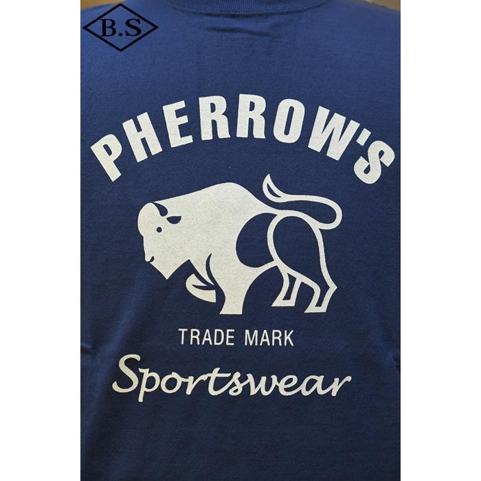 フェローズ 半袖Tシャツ PHERROW’S 24S-PT2 バッファロー プリントTシャツ TEE : p6169 : BarnStormer2号店 - 通販 - Yahoo!ショッピング