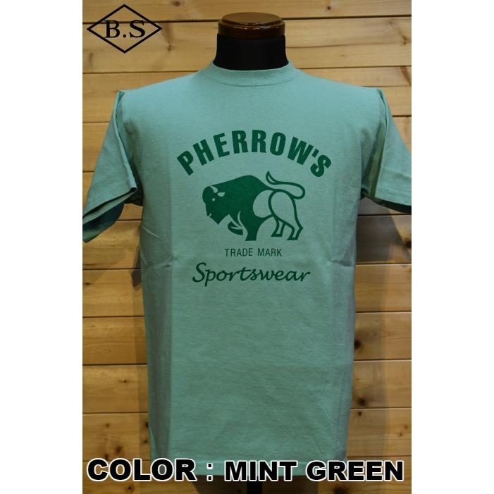 フェローズ 半袖Tシャツ PHERROW’S 24S-PT2 バッファロー プリントTシャツ TEE : p6169 : BarnStormer2号店 - 通販 - Yahoo!ショッピング