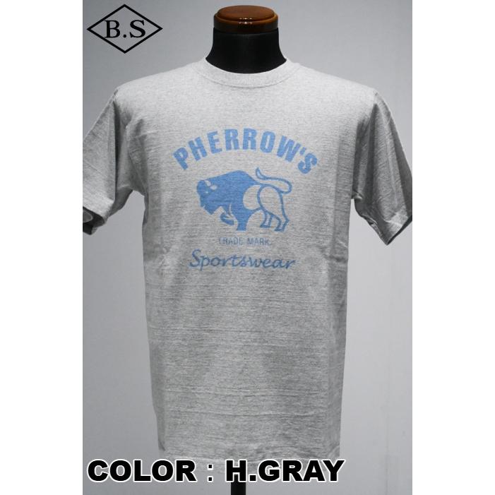 Pherrow's フェローズ PHERROW’S Tシャツ 25S-PT2 バッファロー : BarnStormer2号店 - 通販 - Yahoo!ショッピング
