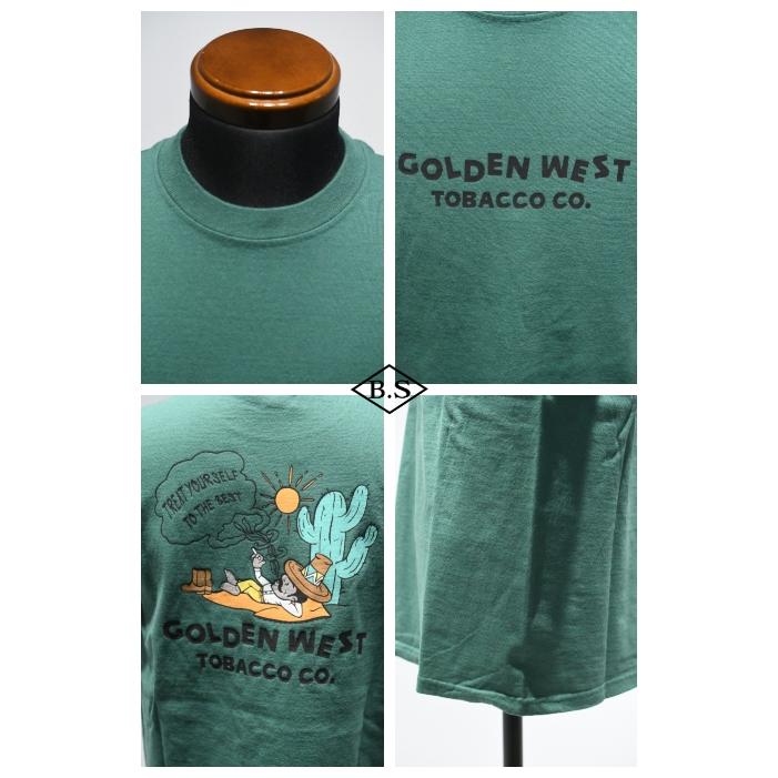 Pherrow's 【期間限定ポイント5%】フェローズ PHERROW’S Tシャツ 25S-PT9 GOLDEN WEST : BarnStormer2号店 - 通販 - Yahoo!ショッピング