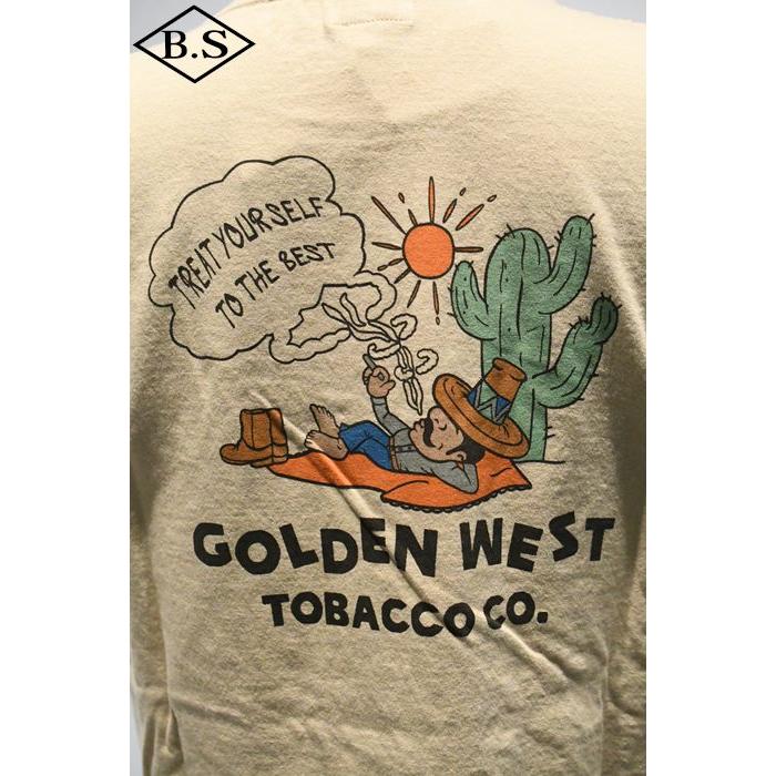 Pherrow's 【期間限定ポイント5%】フェローズ PHERROW’S Tシャツ 25S-PT9 GOLDEN WEST : BarnStormer2号店 - 通販 - Yahoo!ショッピング