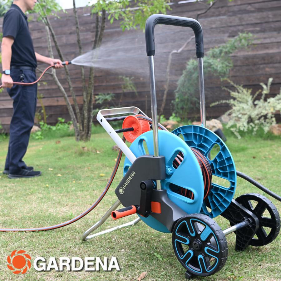 GARDENA ガルデナ ホーストロリー 20mホース＆コネクター＆スプレーノズル付き 散水 水まき 芝 : 18517-20 : 芝生のことならバロネスダイレクト - 通販 - Yahoo ...