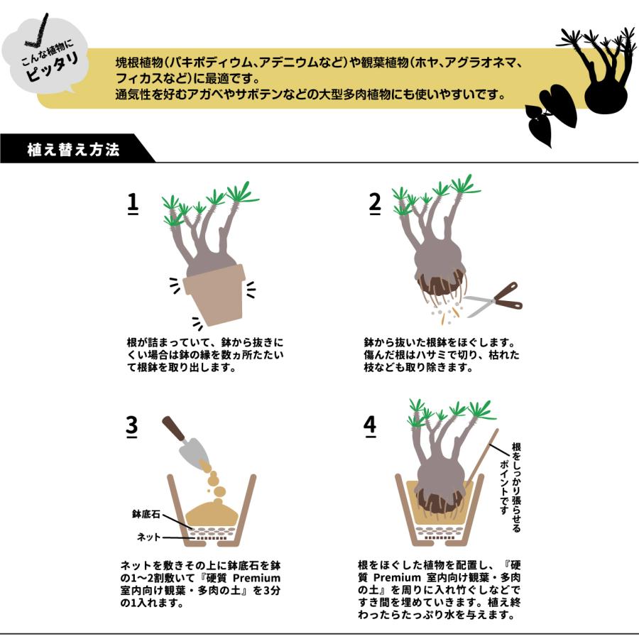 プロトリーフ 室内向け観葉・多肉の土 硬質 Premium 3.5L 8袋セット プレミアム 観葉植物 多肉 塊根 7号鉢向け 培養土 : 芝生のことならバロネスダイレクト - 通販 ...