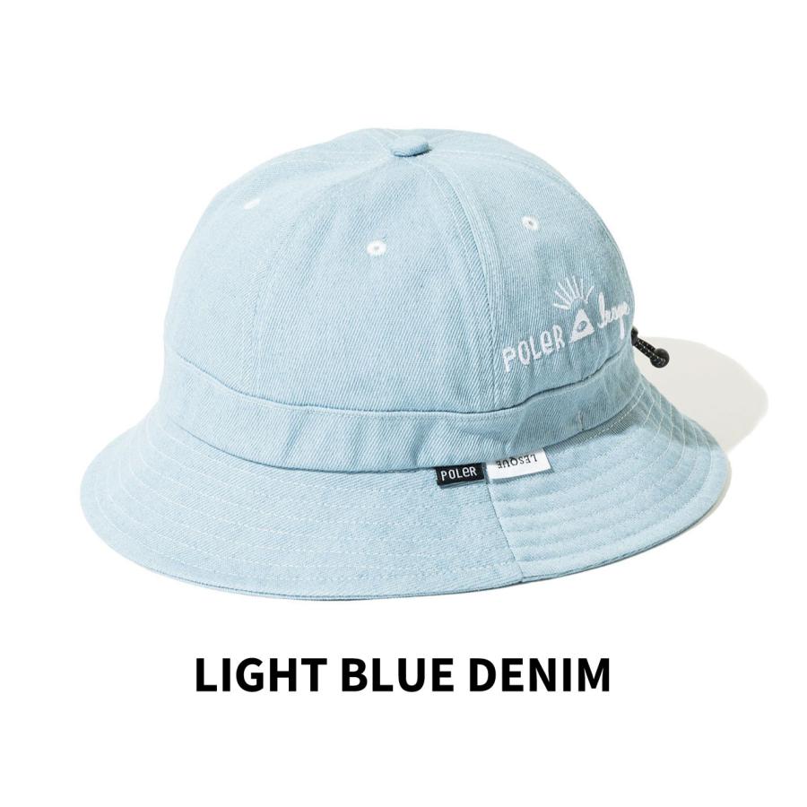 POLeR POLER ポーラー DENIM BELL HAT BLACK BLUE LIGHT 251MCV0085 ブラックデニム ブルーデニム ライトブルーデニム ギフト : バロネス ...