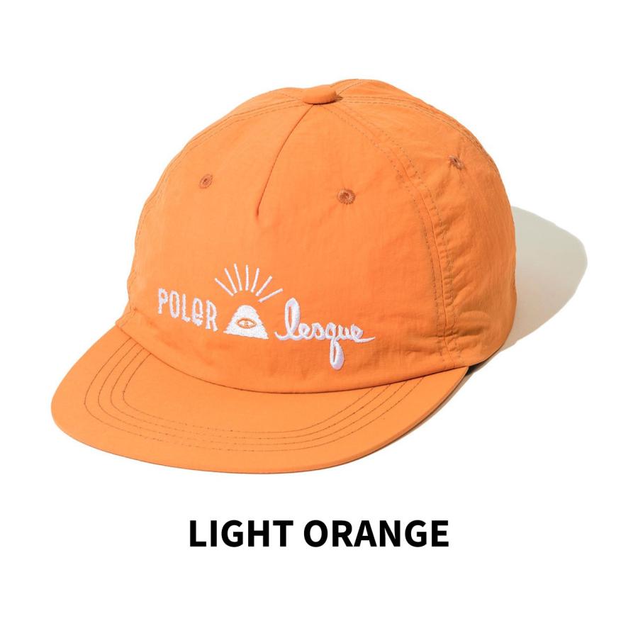 POLeR POLER ポーラー EMB NYLON CAP BLUE LIGHT ORANGE GREEN NAVY 251MCV0200 ブルー ライトオレンジ グリーン ネイビー ギフト ...