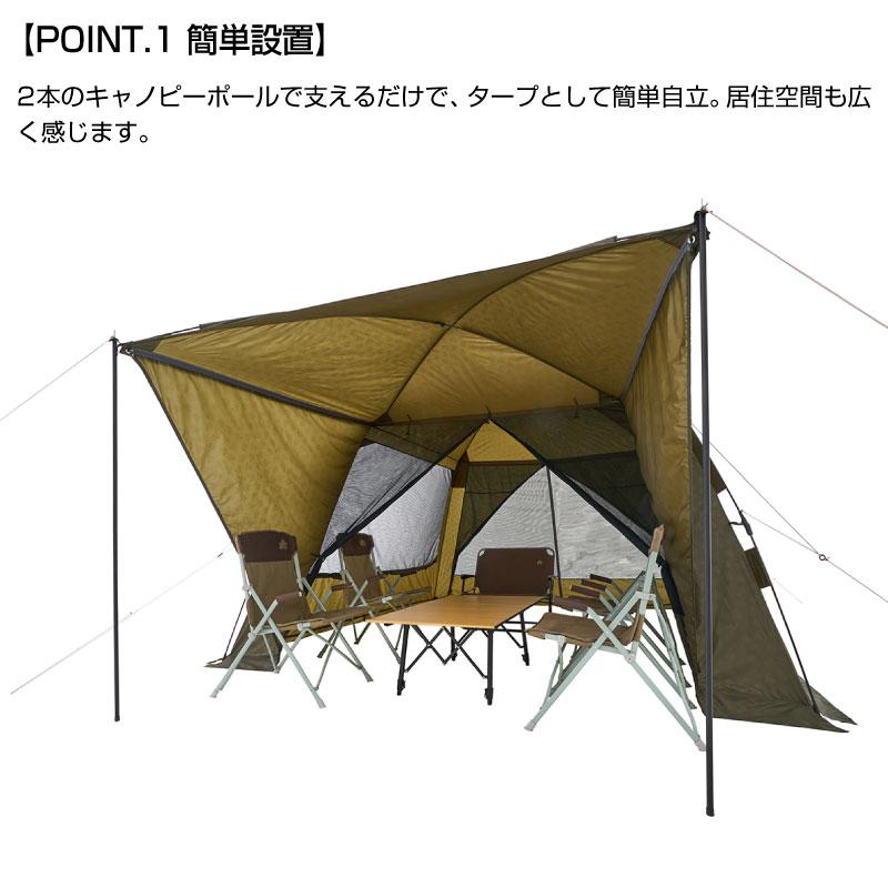 LOGOS ロゴス neos PANEL クイックカージョイントスクリーンタープ-BE テント 71203006 :71203006:バロネスアウトドア - 通販 - Yahoo!ショッピング