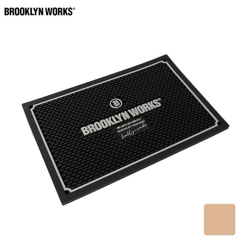 BROOKLYN WORKS ブルックリンワークス BAR MAT LARGE バーマット ラージ TAN GRAY : バロネスアウトドア ...