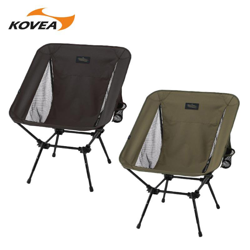KOVEA 正規販売 コベア Wild HAF Chair black khaki ワイルドHAFチェア 選べる2色 ブラック カーキ 軽量 ...
