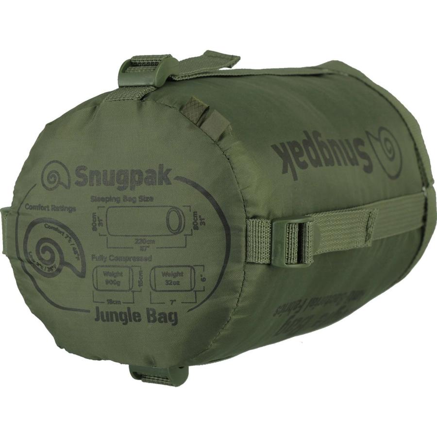 Snugpak スナグパック ジャングルバッグ スクエア ライトジップ オリーブ 寝袋 キャンプ アウトドア : バロネスアウトドア - 通販 - Yahoo!ショッピング