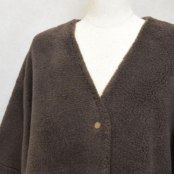 レディース MICA&DEAL マイカアンドディール リバーシブルVボア リバーシブル ボアカーディガン ボアジャケット フェイク ムートンジャケット 0125307266 : BAS-2ND ...