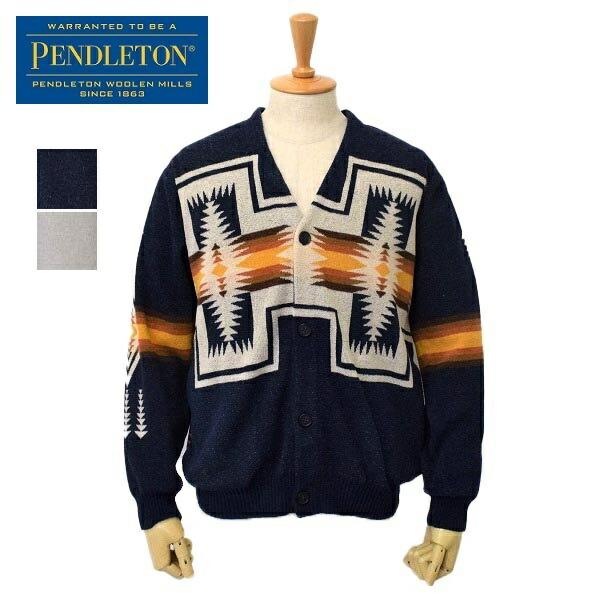 メンズ レディース PENDLETON ペンドルトン Vneck Cardigan カーディガン バックプリント 3175-1013 : BAS-2ND - 通販 - Yahoo!ショッピング