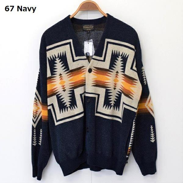 メンズ レディース PENDLETON ペンドルトン Vneck Cardigan カーディガン バックプリント 3175-1013 : 3175-1013-230216 : BAS-2ND ...