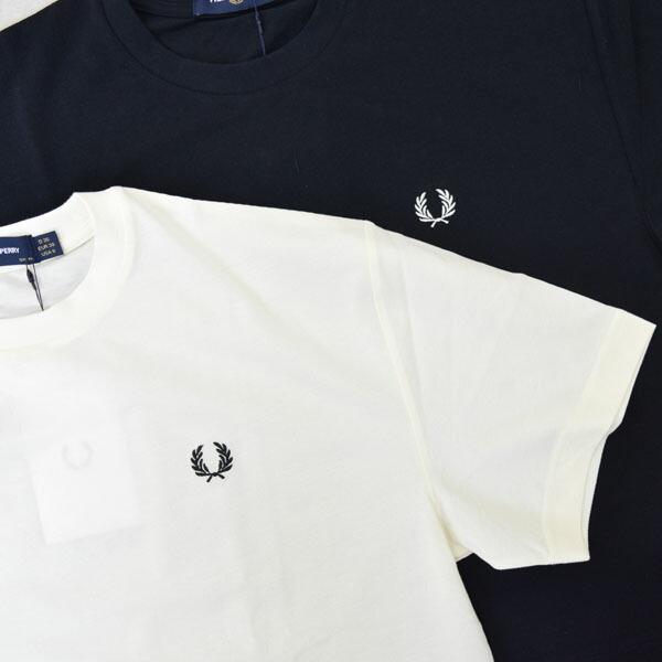 レディース Fred Perry フレッドペリー Pique T-Shirt クルーネック Tシャツ ワンポイント G9184 : BAS ...